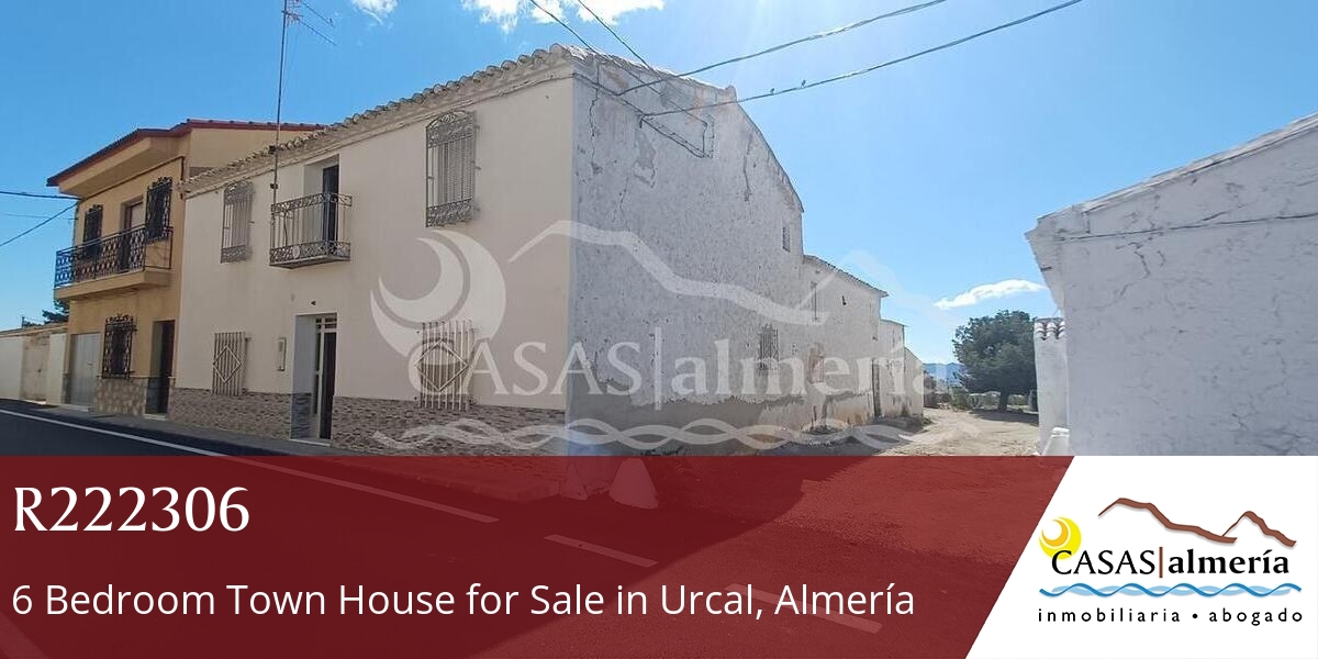 R22306: Town House for Sale in Urcal, Almería | Casas Almería